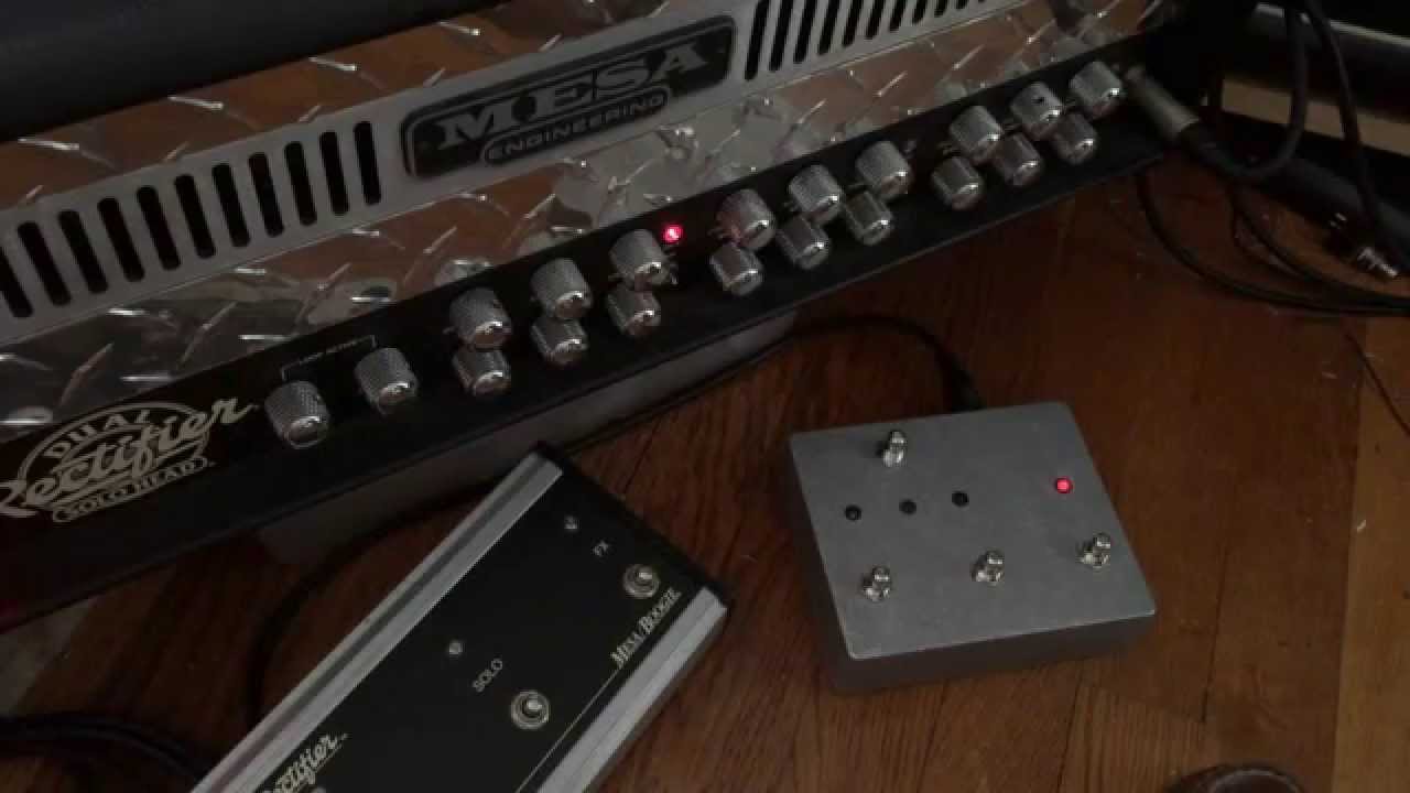 FXdoctor Yeti Footswitch for Mesa Boogie Dual Rectifier - YouTube
