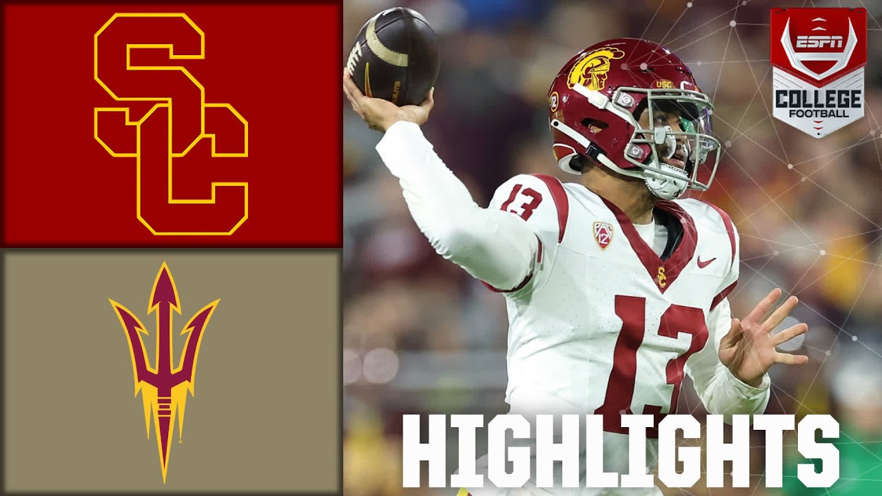 USC Trojans vs. Arizona State Sun Devils | Full Game Highlights - YouTube