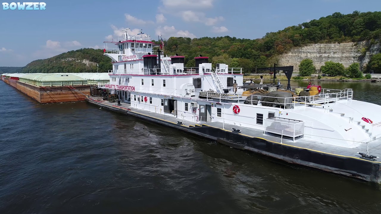 The Big Towboat M/V Justin Paul Eckstein - YouTube