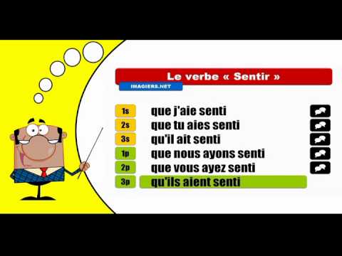 Wie das Verb Sentir konjugieren # Subjonctif Passé - YouTube