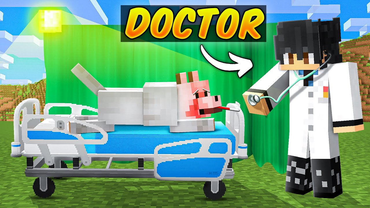 I BECAME A PET DOCTOR IN MINECRAFT... - YouTube