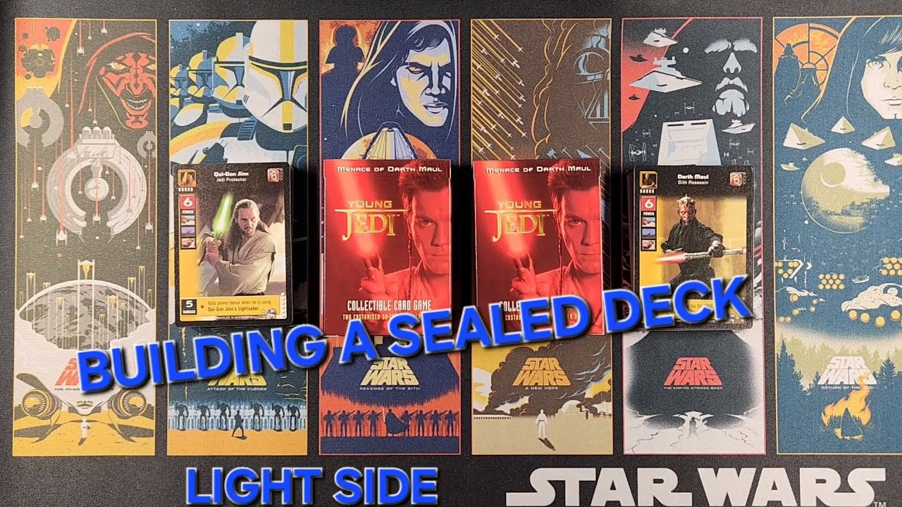 Young Jedi CCG - Building a Sealed Deck - Part 1 Light Side - YouTube