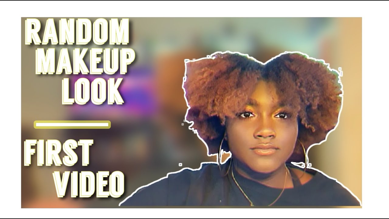 Random Makeup Look | First video🌻 - YouTube