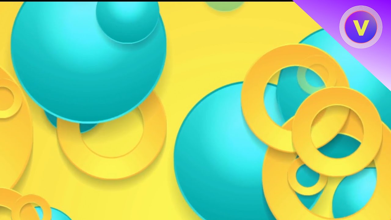 MULTI COLOR CIRCLE MOTION GRAPHICS｜ MOVING ABSTRACT MOTION ｜ANIMATED ...