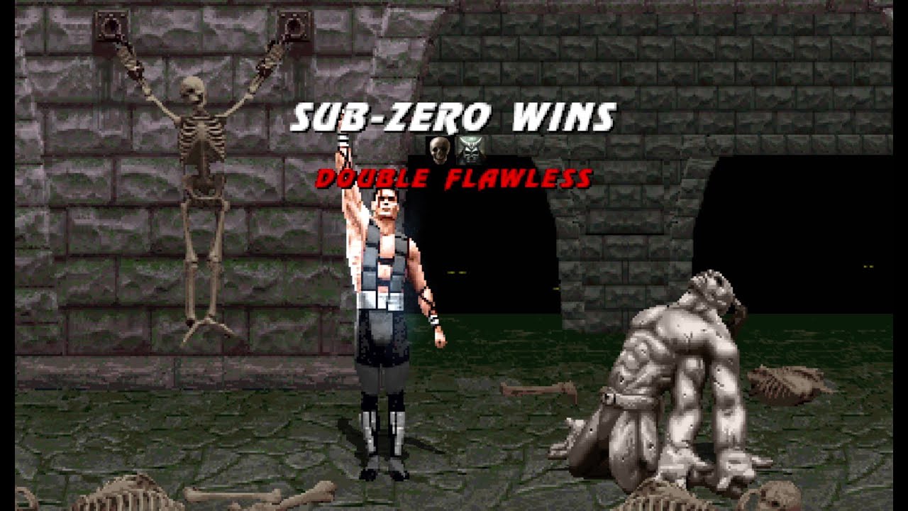 Mortal Kombat Solano Edition 3.1 Sub Zero (MK3) Double Flawless Victory on Goro 100% Difficulty ...