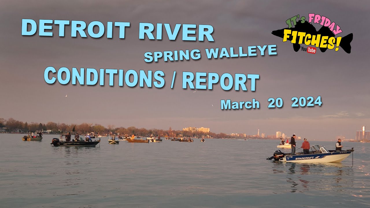 Detroit River Spring Walleye Conditions Update Report March 20-2024 ...