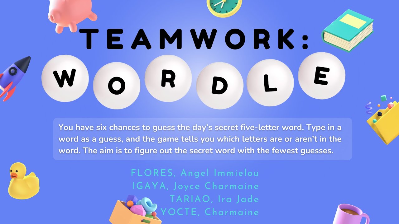 Teamwork: The Wordle Game - YouTube
