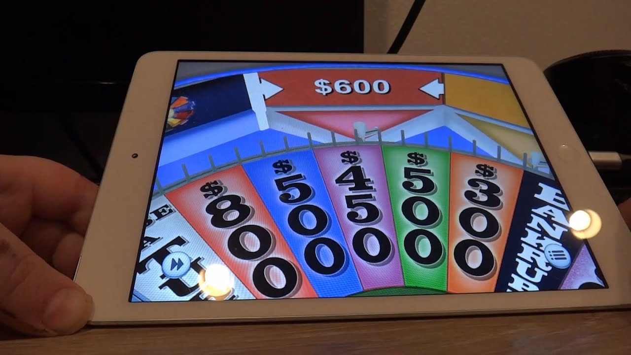 Wheel of Fortune iPad Run: Game 1 - YouTube