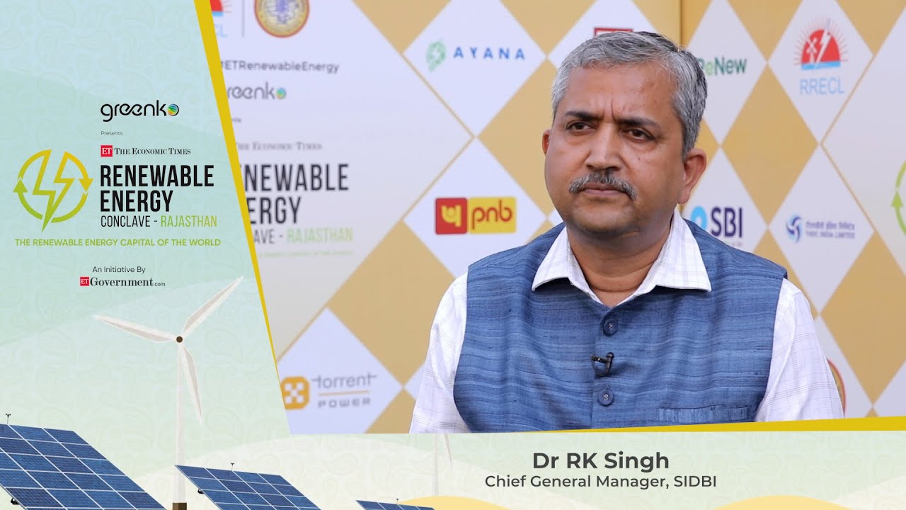 Dr RK Singh, Chief General Manager SIDBI, at The Economic Times ...