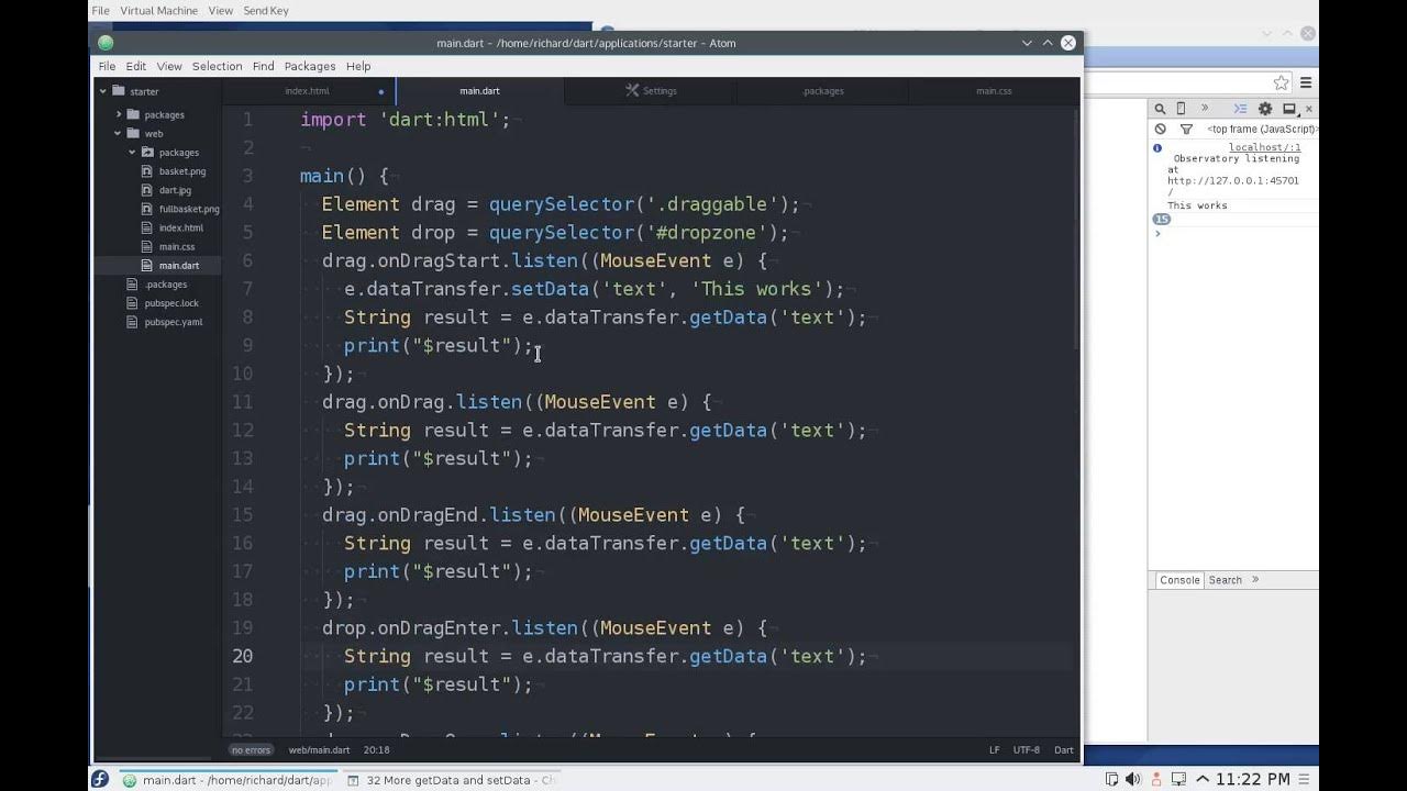 Dart Web Programming for Beginners: 32 getData and setData - YouTube