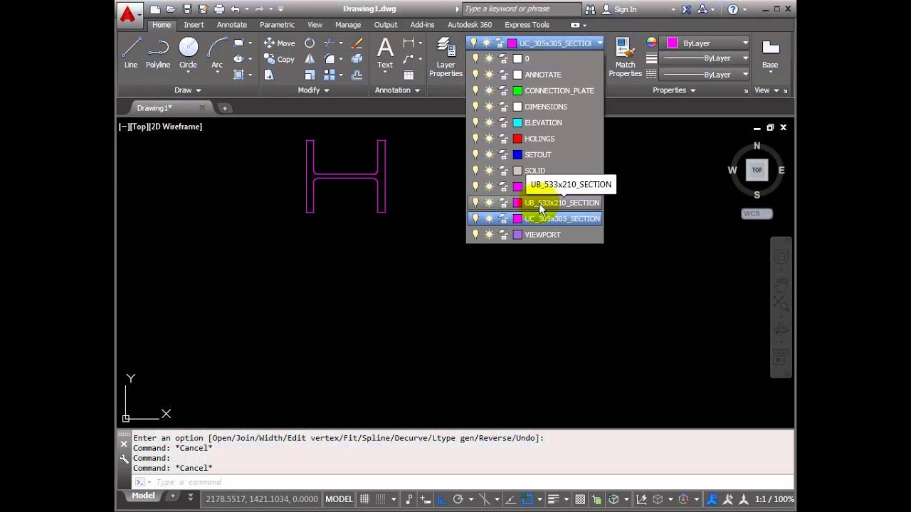 AutoCAD 2D Structural Detail Exercise pt1 of 5 - Draw Cross Sections ...