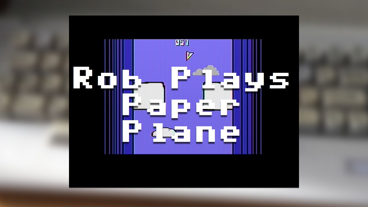 Rob Plays "Paper Plane" (C64) - YouTube