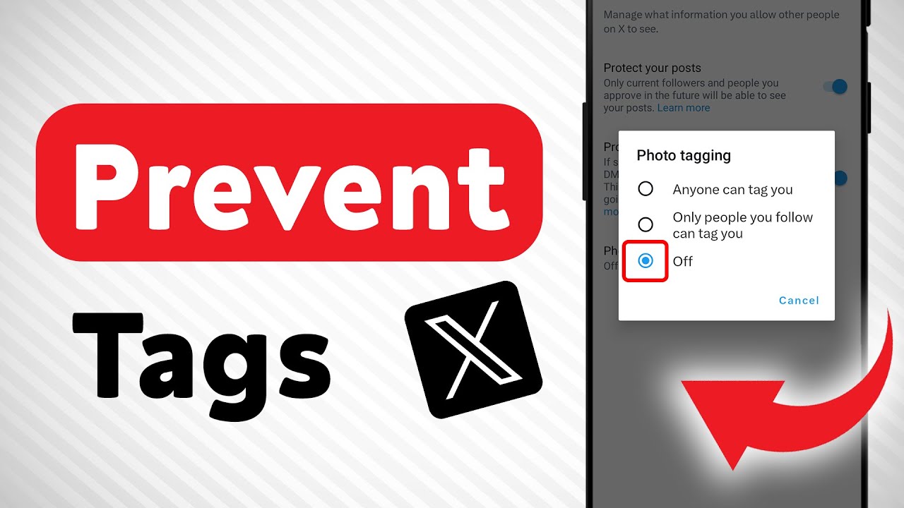 How to Prevent Everyone From Tagging You On X (Updated) - YouTube