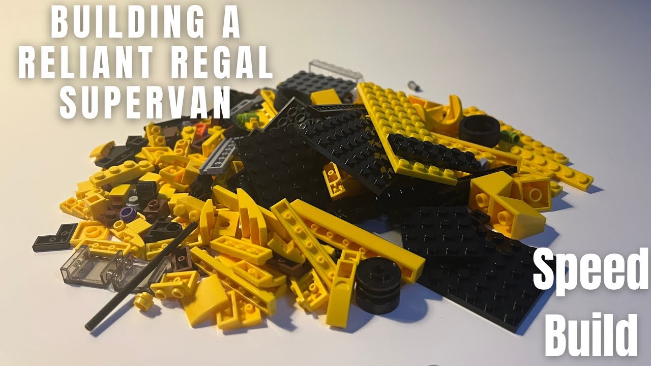 Only Fools And Horses Reliant Regal Supervan III Lego MOC Speed Build ...