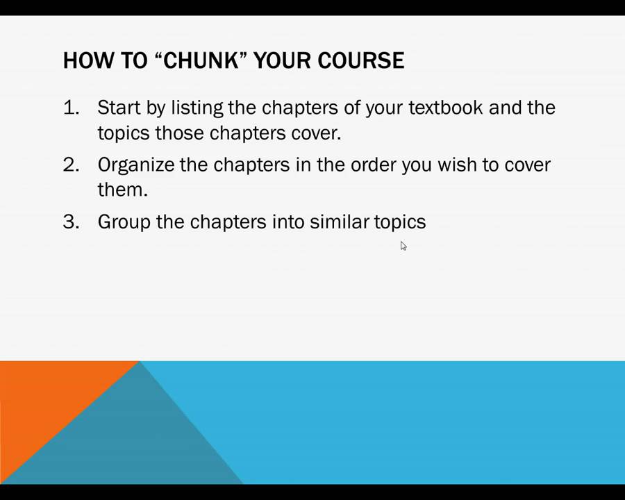 Chunking Course Material - YouTube