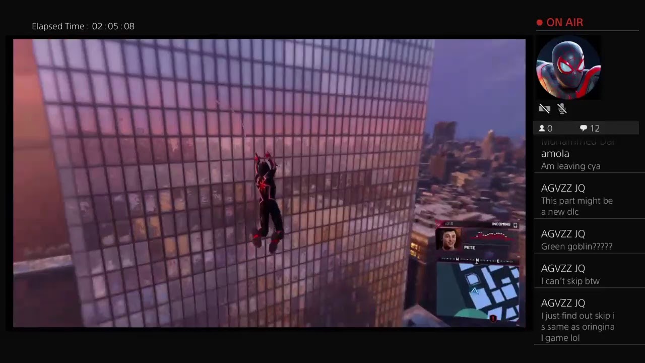 Miles Morales Part 5 My Stream Keep Crashing Smh Youtube