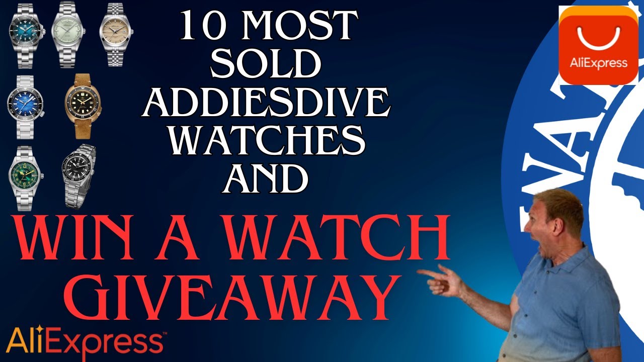 Top 10 selling Watches from Addiesdive and Giveaway #aliexpress # ...