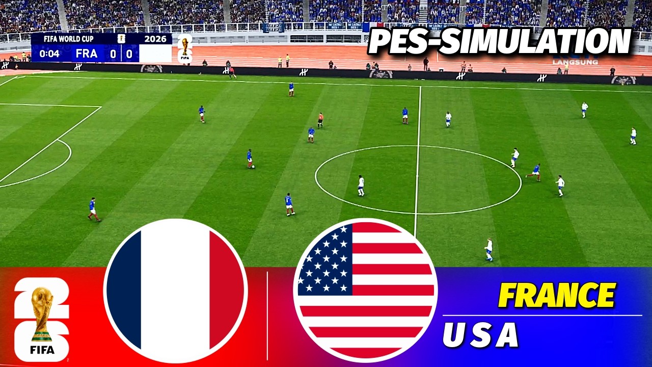 France vs United States | FIFA World Cup 2026 | Final | PES 21 ...