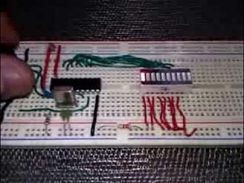 AT89C2051 Rotary Encoder Demo - YouTube