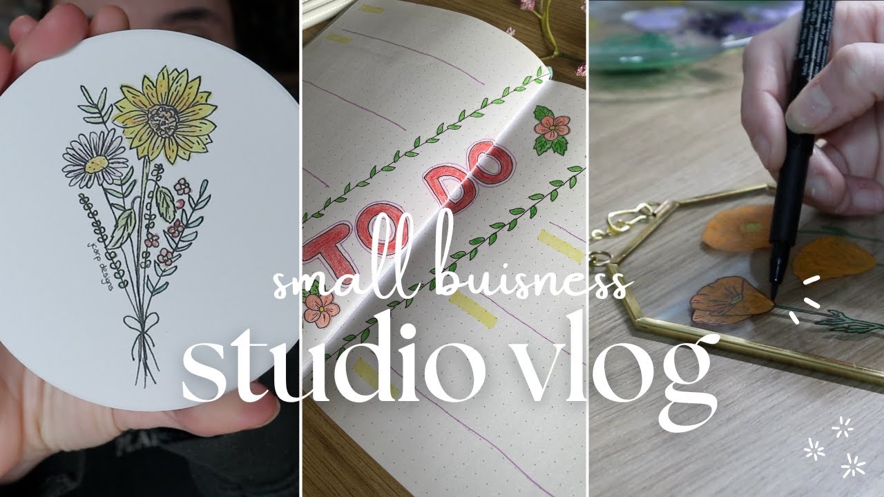 painting glass frames * bullet journaling * new sticker designs ...