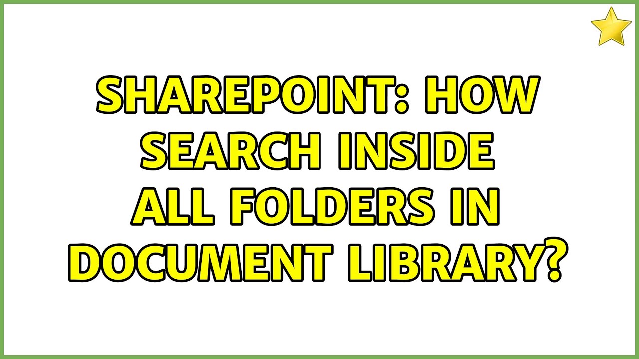 Sharepoint How Search Inside All Folders In Document Library 2 sharepoint-how-search-inside-all-folders-in-document-library-2