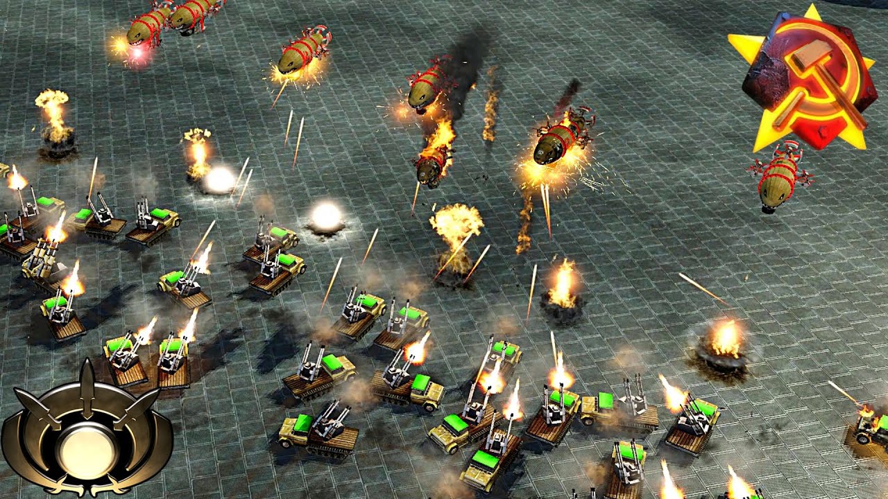 GLA vs SOVIET pt 2 (Red alert 3 Mod: Generals Evolution) - YouTube