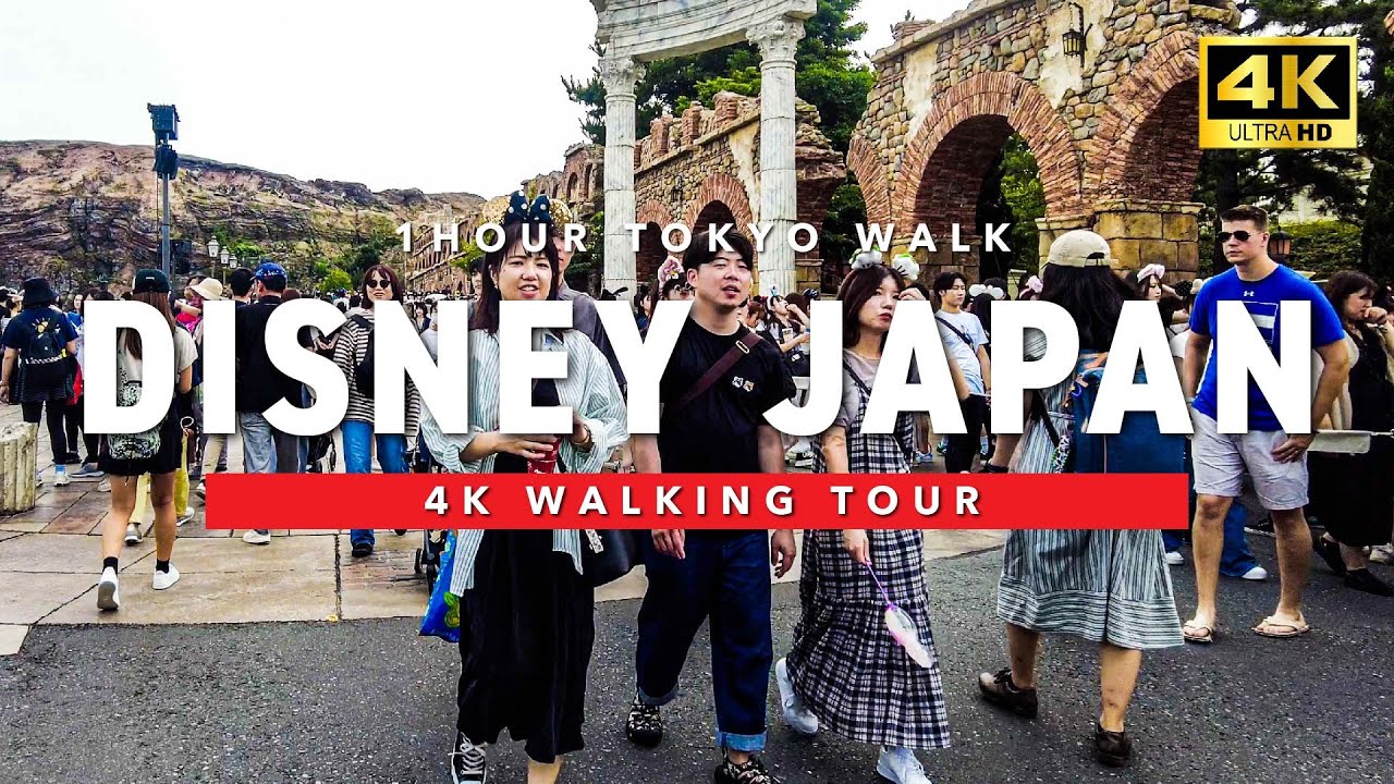 [🇯🇵 Tokyo💖] 1 hour walk through Tokyo Disneyland 4K 60fps ASMR - YouTube
