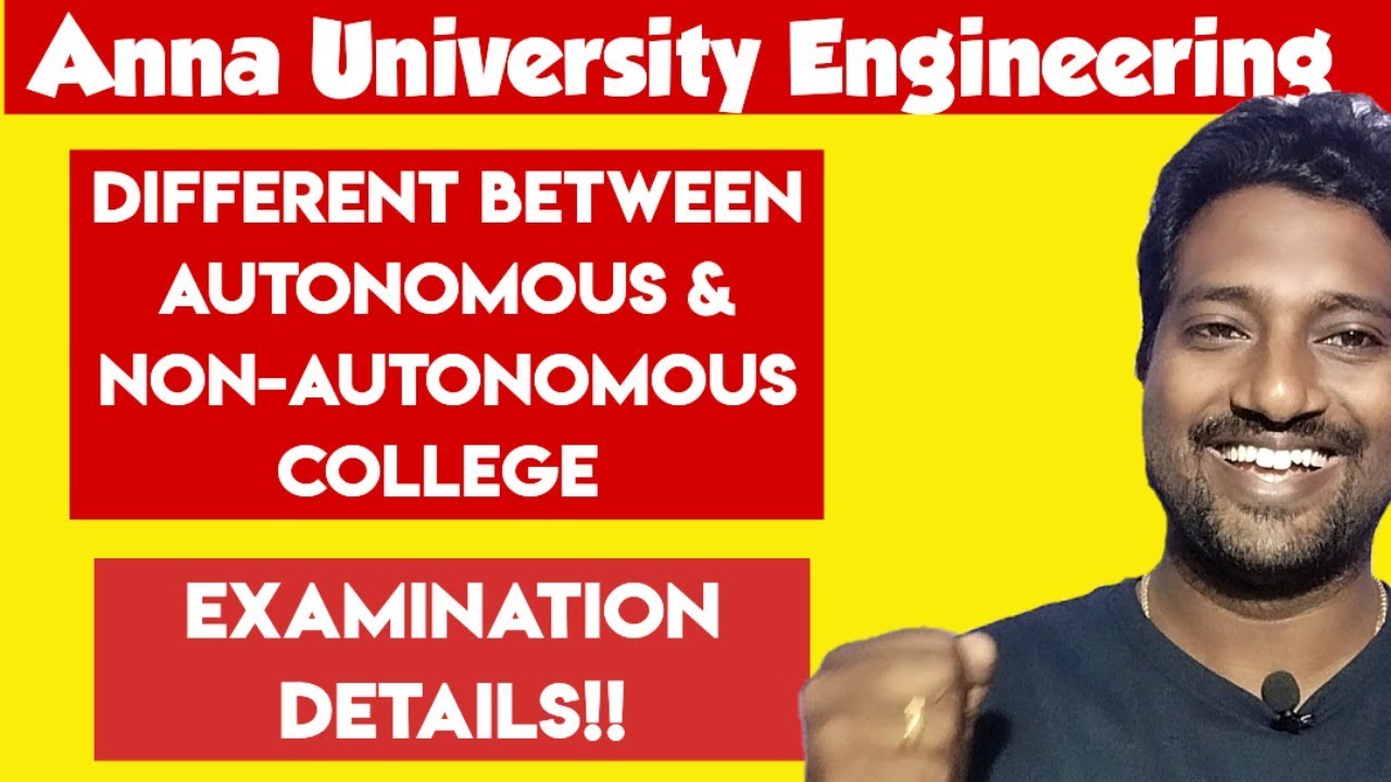 Different Between Engineering Autonomous College and Non-Autonomous ...
