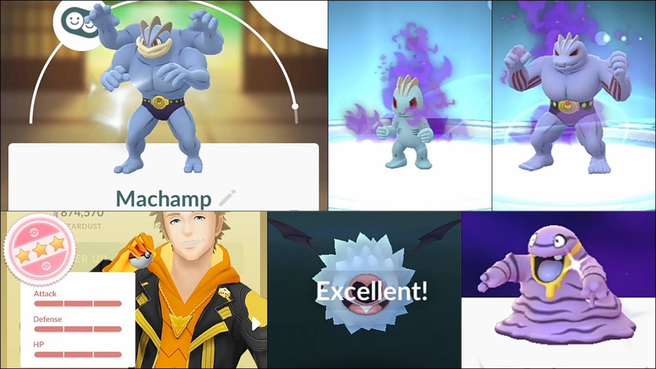 Pokemon Go - Evolving 100% IV "Shadow MACHAMP" Purification - YouTube