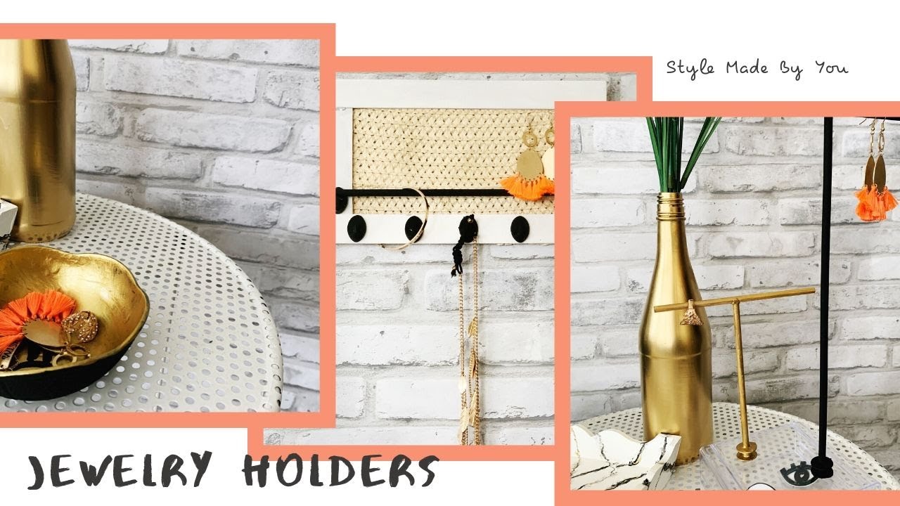 Easy DIY Dollar Tree Jewelry Holders - YouTube