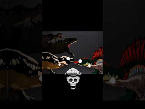 Giganotosaurus ARK VS  Spinosaurus and T. Rex ARK#jurassicworld #dinosauranimation #dinosaur #spino