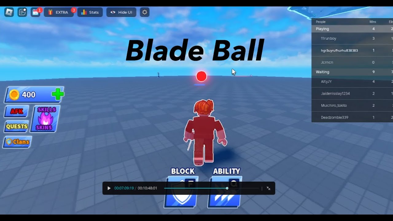 Playing Blade Ball - YouTube