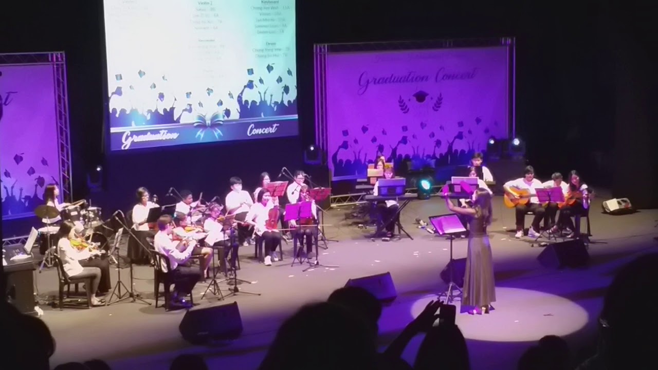 Graduation day Hibiscus International school concert orchestra - YouTube