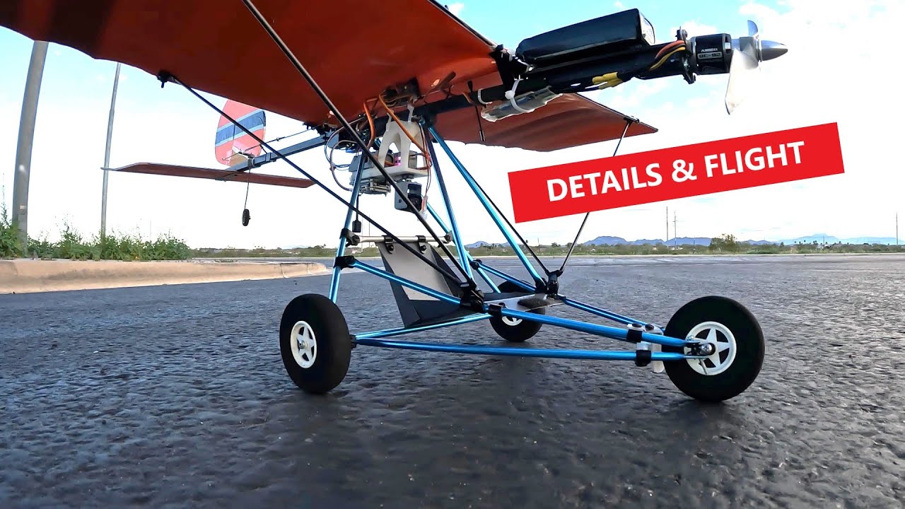 DETAILS and FLIGHT // RC Ultralight Slow Stick FPV - YouTube