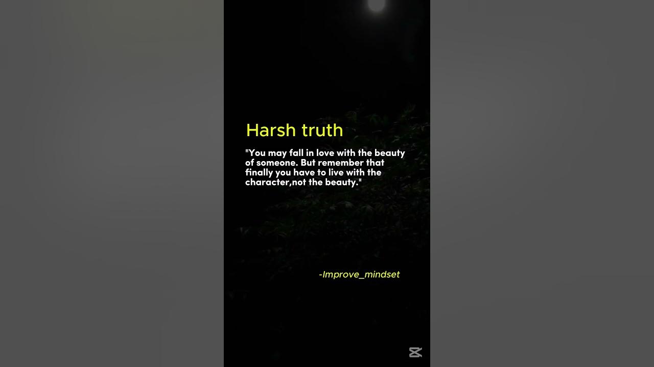 harsh truth....#lifelessons#truthaboutlove#harshreality - YouTube