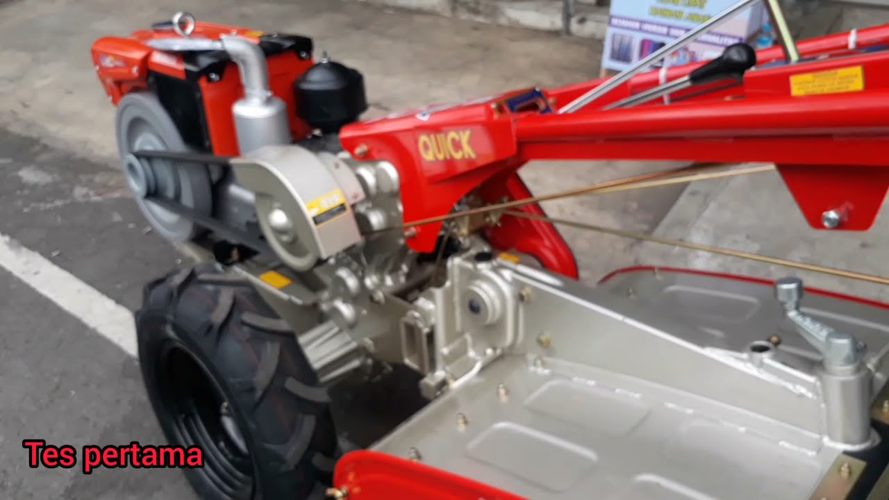 tes real dari toko hand traktor quik zena rotari - YouTube