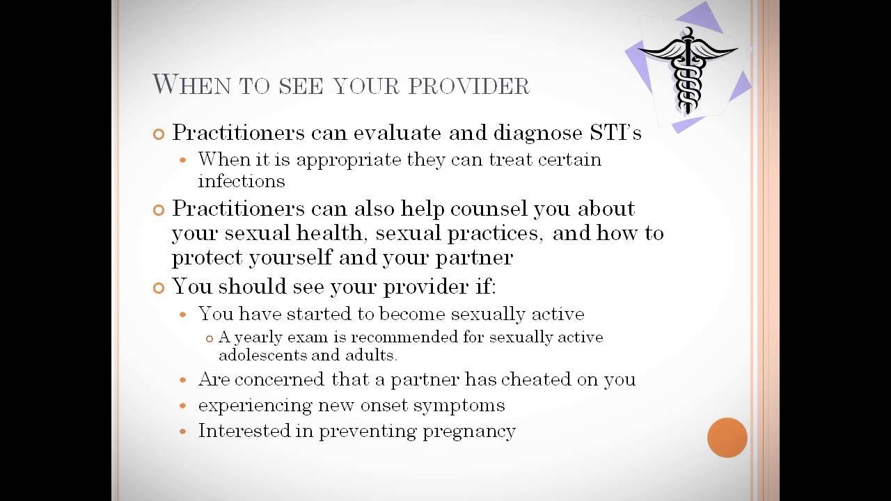 Patient Education: Sexually transmitted Infections - YouTube