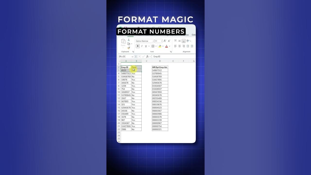 How to convert number in excel | excel number format step by step | Text function - YouTube