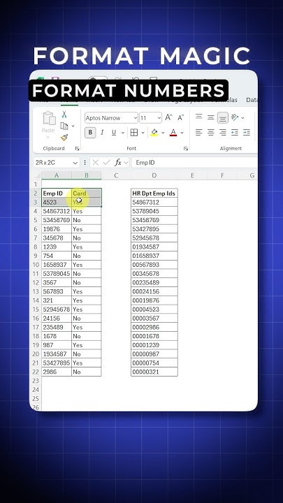 How to convert number in excel | excel number format step by step | Text function - YouTube