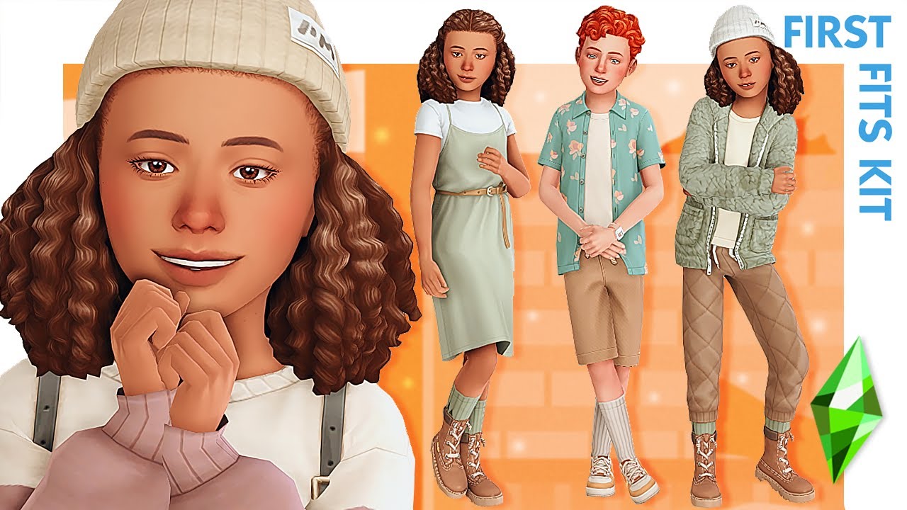 New Cute Clothes For Your Kid Sims First Fits Kit Overview The