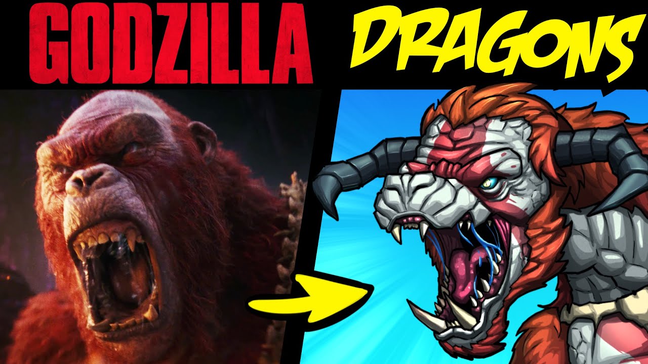 What if GODZILLA MONSTERS Were DRAGONS?! P4 (Lore & Speedpaint) - YouTube