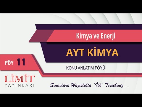 AYT Kimya Konu Anlatımı: Kimya Ve Enerji