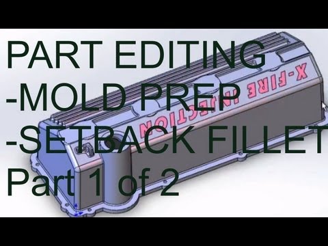 E14 SolidWorks - Mold Part Editing Advanced - YouTube