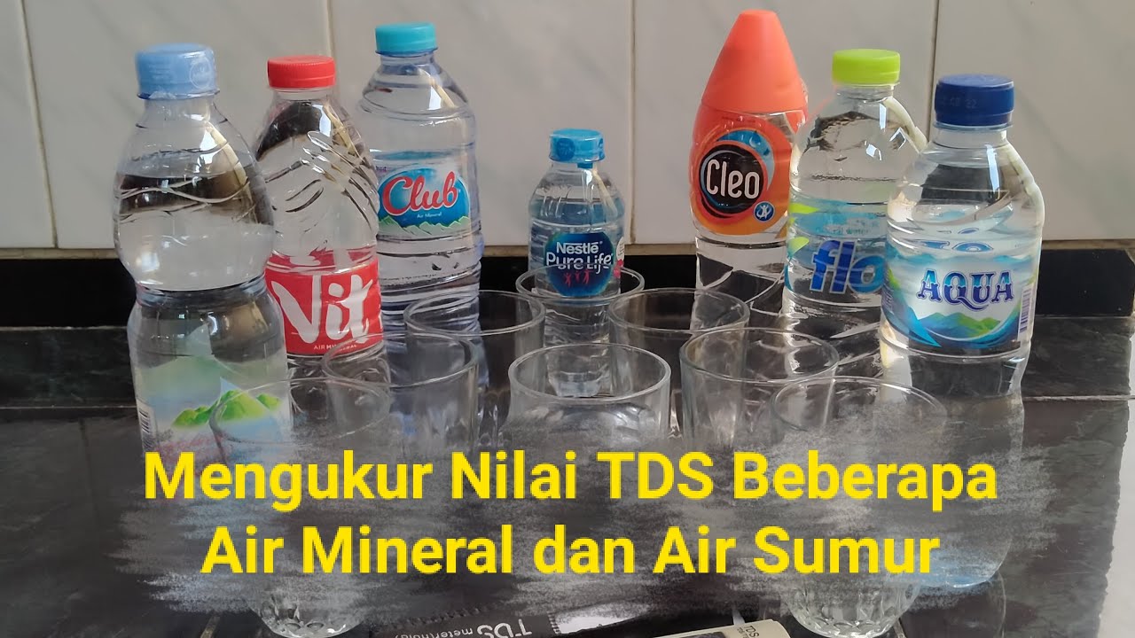 TDS Meter | Mengukur Nilai TDS Air Mineral - YouTube