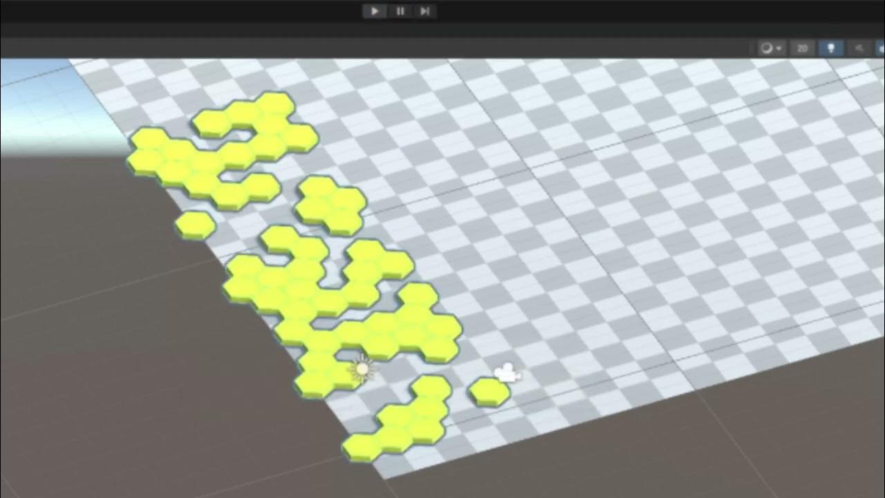 Unity, simple Hex Grid generator. - YouTube