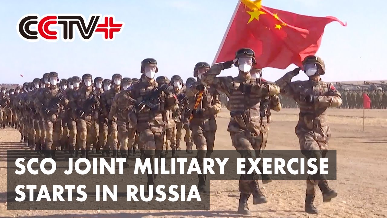 SCO Joint Military Exercise Officially Begins in Russia - YouTube
