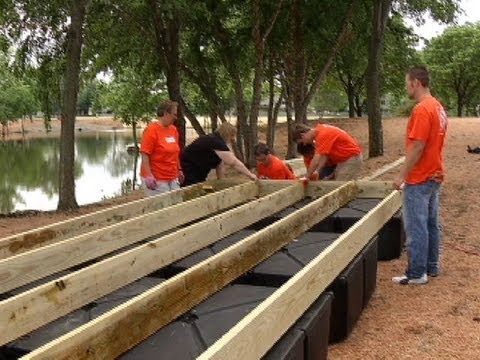 Brooklyn Park fishing pond gets new additions - YouTube