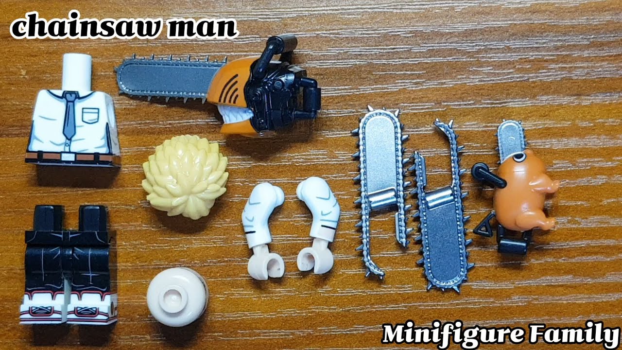 LEGO Chainsaw Man チェンソーマン Minifigures KT1067|Unofficial Minifigure ...