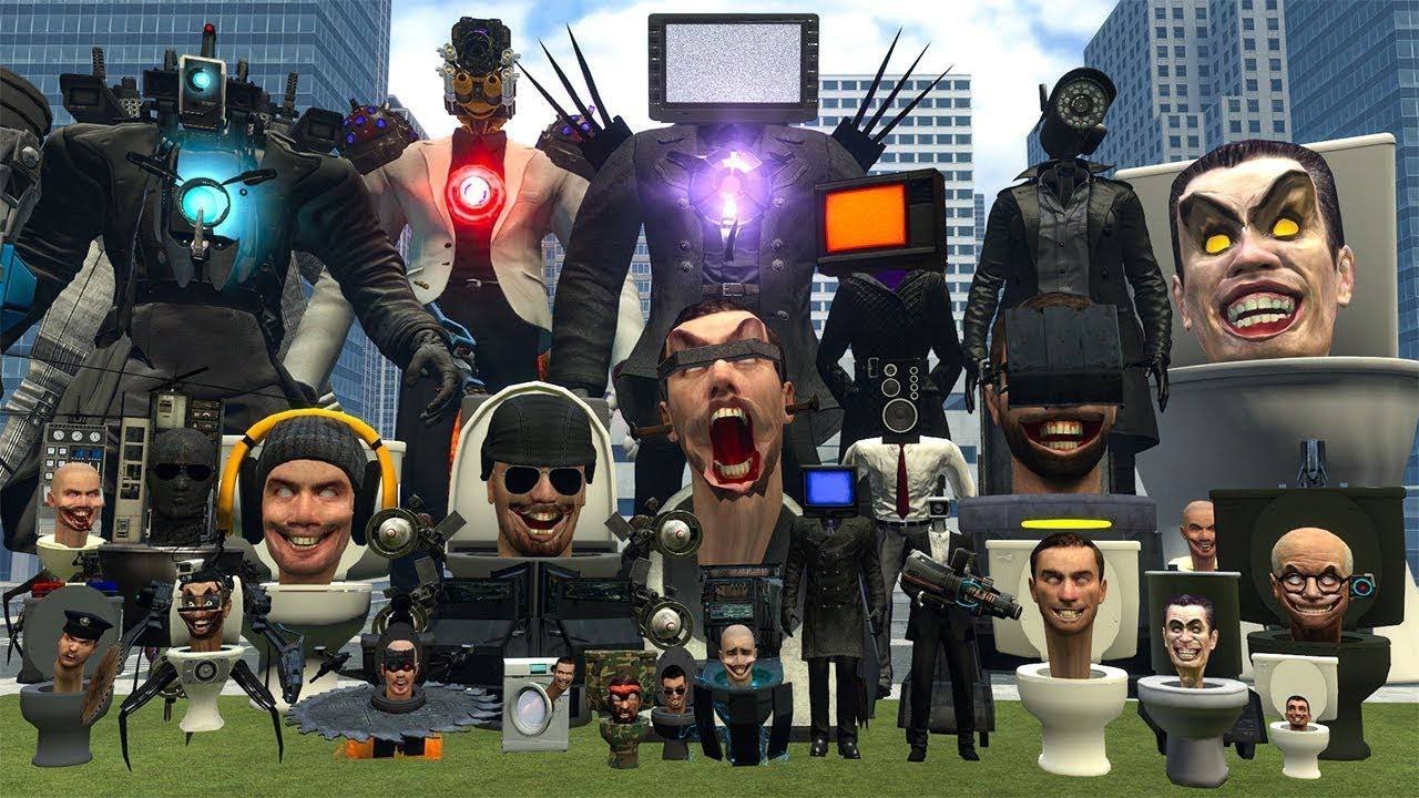 UPGRADED SKIBIDI TOILET MK2 BOSS ARMY vs TITAN CAMERAMAN, SPEAKERMAN ...