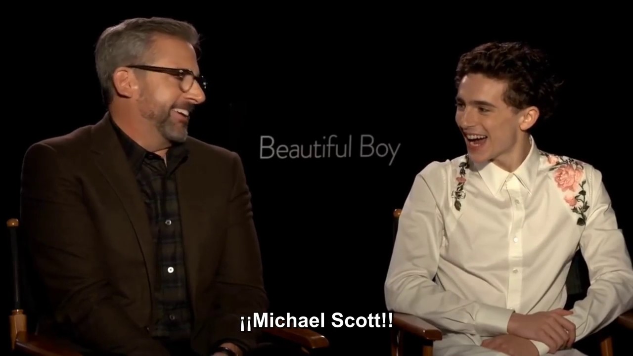 BEAUTIFUL BOY (Entrevista) - Timothée Chalamet y Steve Carell ...